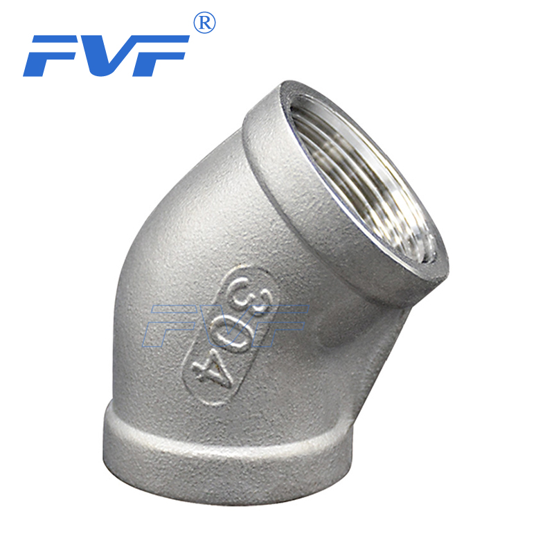 150LBS Stainless Steel 45 Degree Thread Female Elbow - FVF INDUSTRY