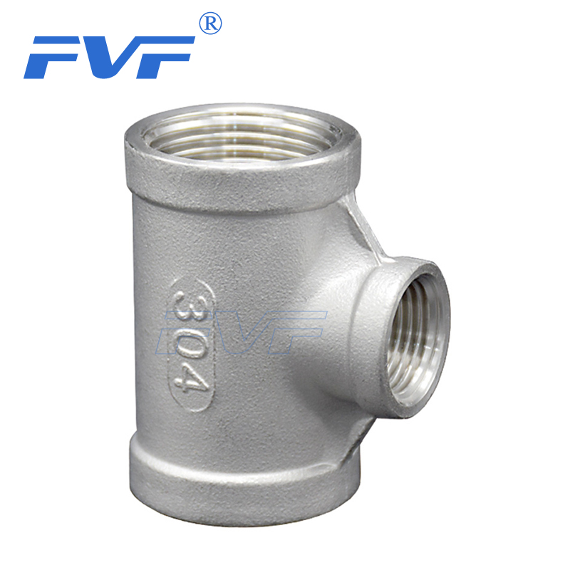 150LBS Stainless Steel NPT BSP Thread Female Reducing Tee - FVF INDUSTRY