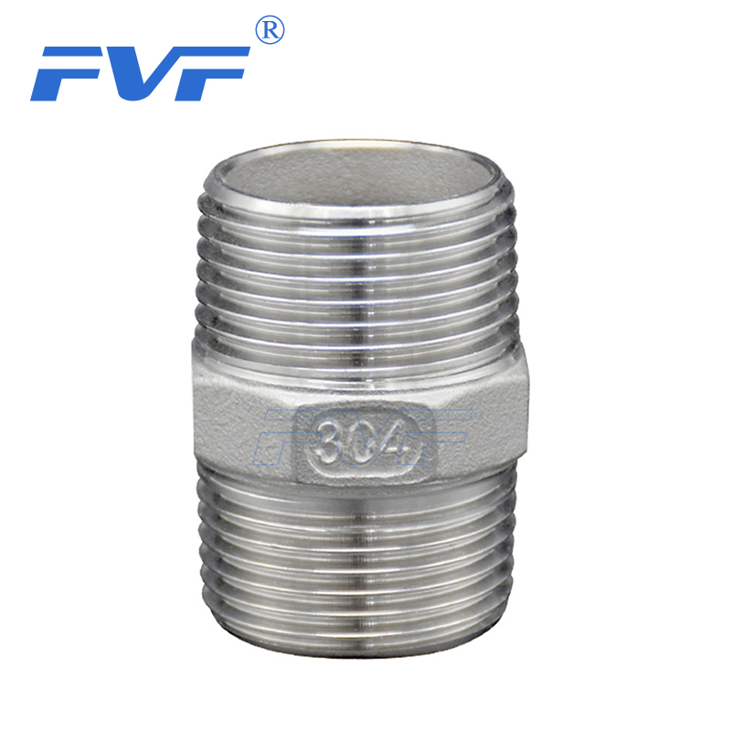 150LBS Stainless Steel NPT BSPT Thread Male Hex Nipple - FVF INDUSTRY