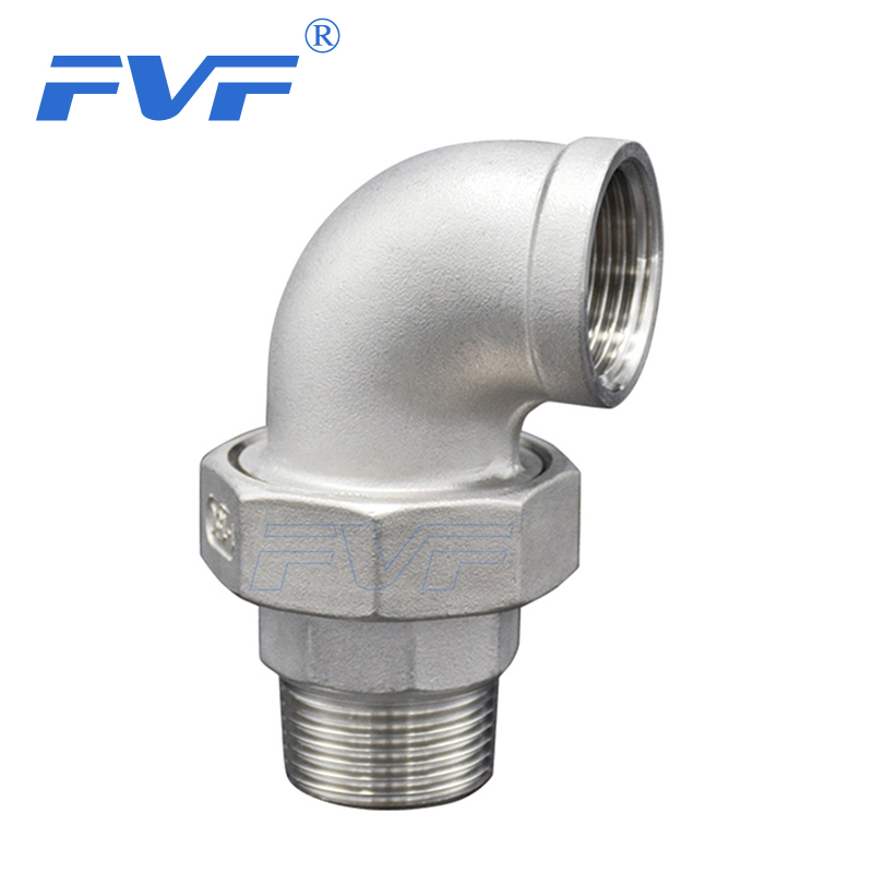 150LBS Stainless Steel NPT Thread Female Male Union Elbow - FVF INDUSTRY