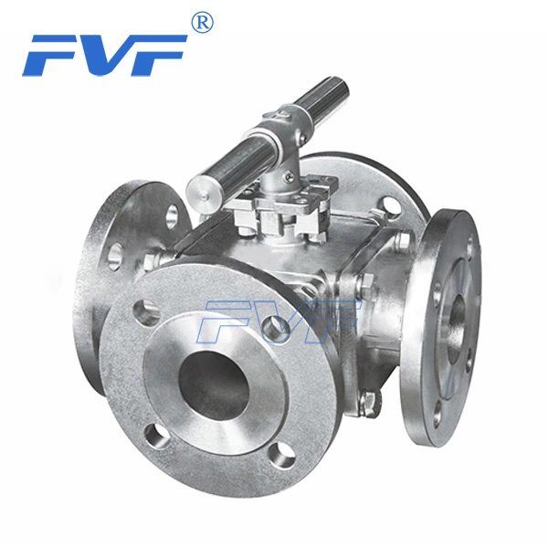 Stainless Steel 4-Way Flange Ball Valve - China FVF TECHNOLOGY CO., LIMITED
