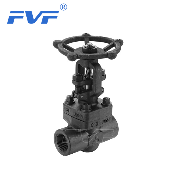 BS5352 Bolted Bonnet Forged Steel A105 Female Threaded Gate Valve Class ...
